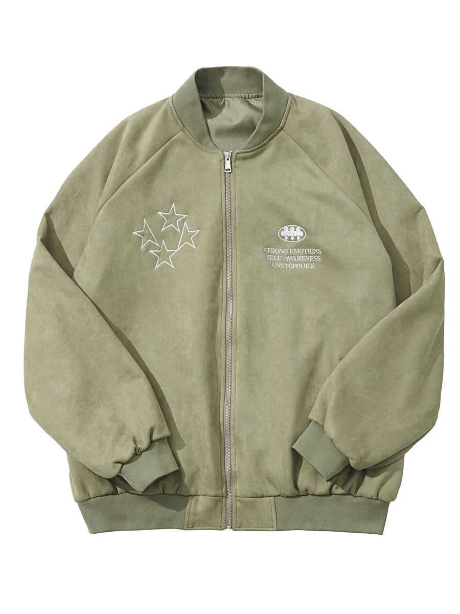 Star Velour Bomber Jacket – SHOOT BRAND